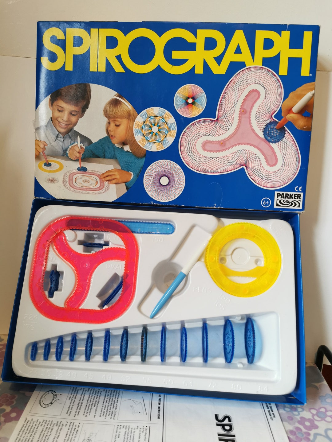 Vintage Spirograph Parker, Tonka Toys 1986. Full Boxed Set, Children's ...