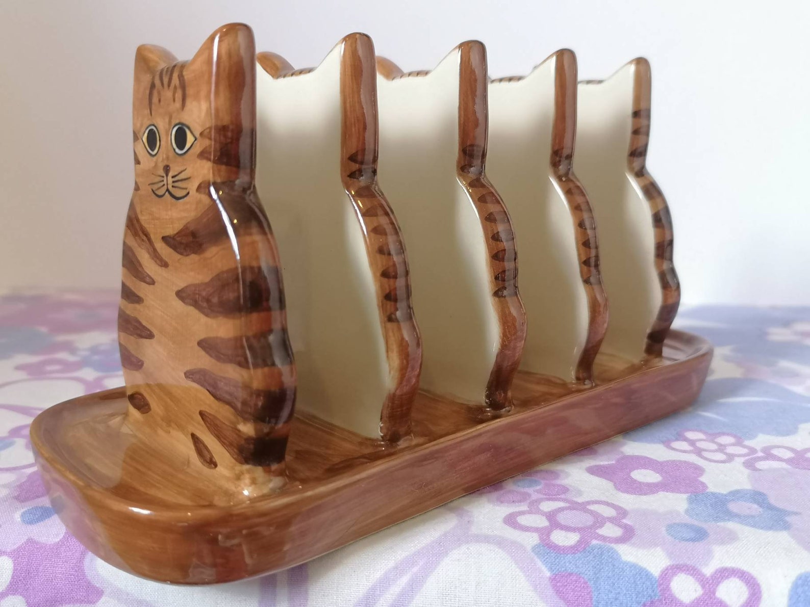 Quail pottery toast rack. Quail studio pottery George Cat | Etsy