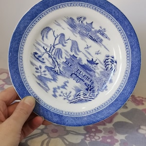 Spode Copeland Blue and White Madarin Plate. 1880s Antique Blue and ...