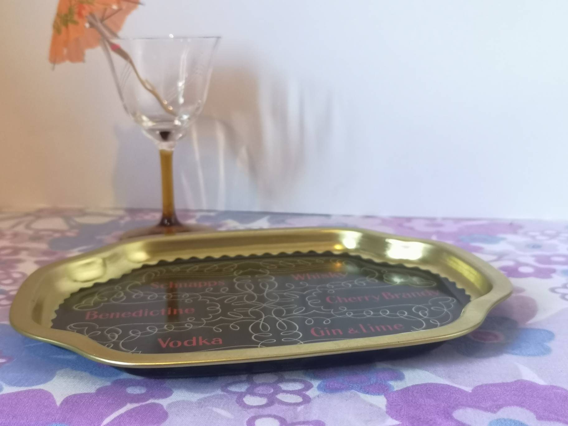 1950s 1960s cocktail Vintage bar decor alcohol serving tray Vintage mid ...