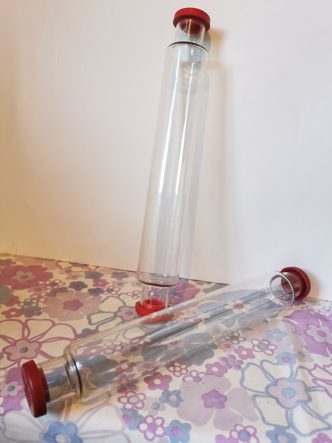 Vintage Jaj Pyrex Rolling Pin. English Pyrex Glass Rolling Pin. Vintage ...