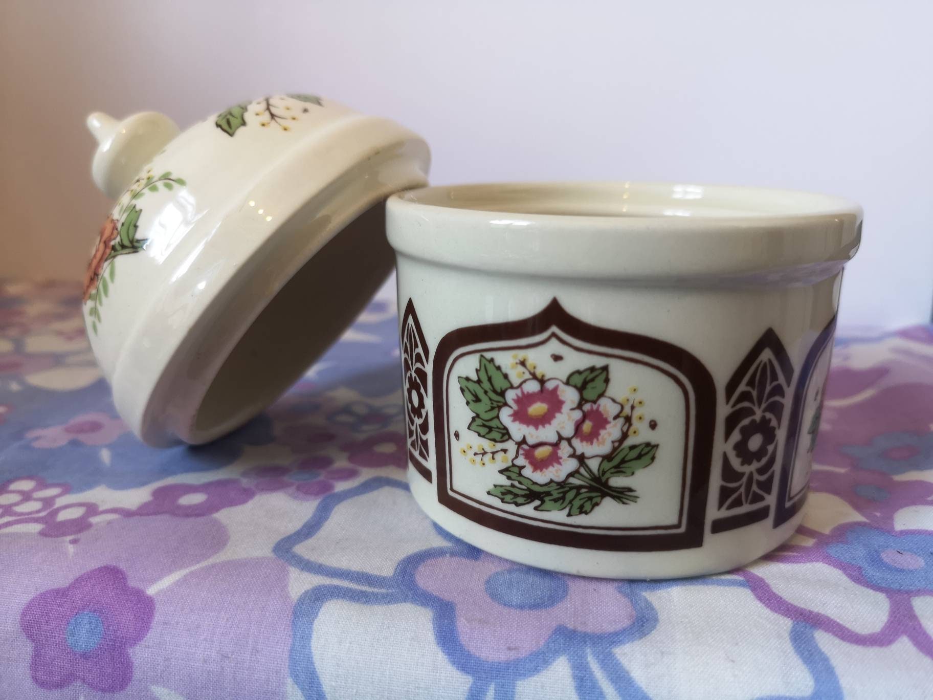 Boncath Pottery Wales the National Trust Ceramic Floral - Etsy UK