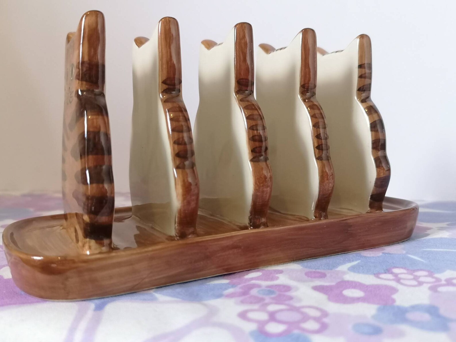 Quail pottery toast rack. Quail studio pottery George Cat | Etsy