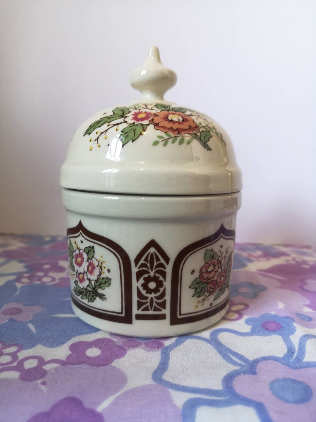 Boncath Pottery Wales the National Trust Ceramic Floral - Etsy UK