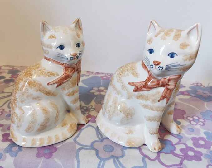 Vintage Rye Pottery Marmalade Cats. BUY 1 or Pair Available. Vintage ...