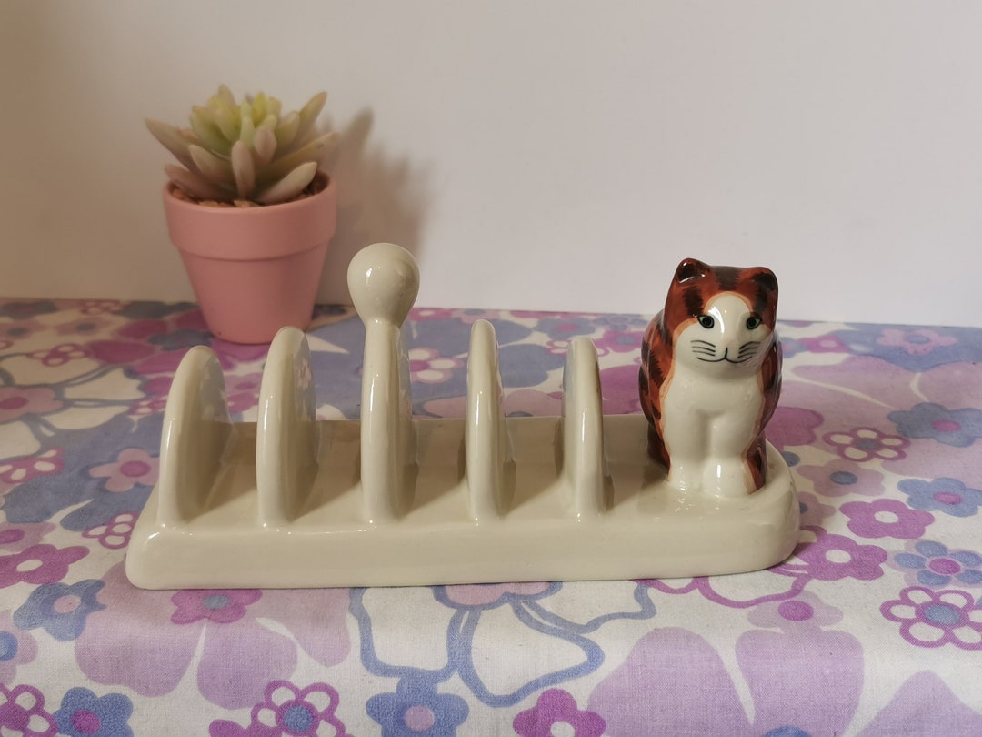 Quail Pottery Moggies Toast Rack. Quail Studio Pottery - Etsy