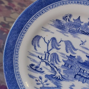 Spode Copeland Blue and White Madarin Plate. 1880s Antique Blue and ...