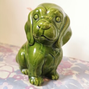Vintage Midcentury Kitsch Puppy Dog Ceramic Planter Pot. Cute Vintage ...