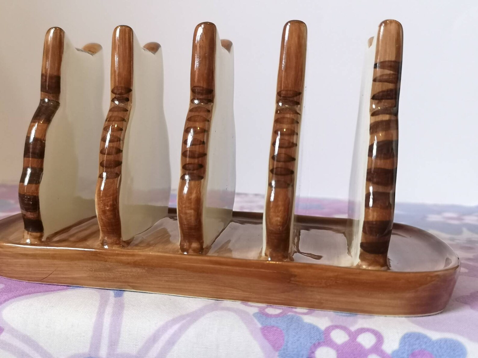 Quail pottery toast rack. Quail studio pottery George Cat | Etsy