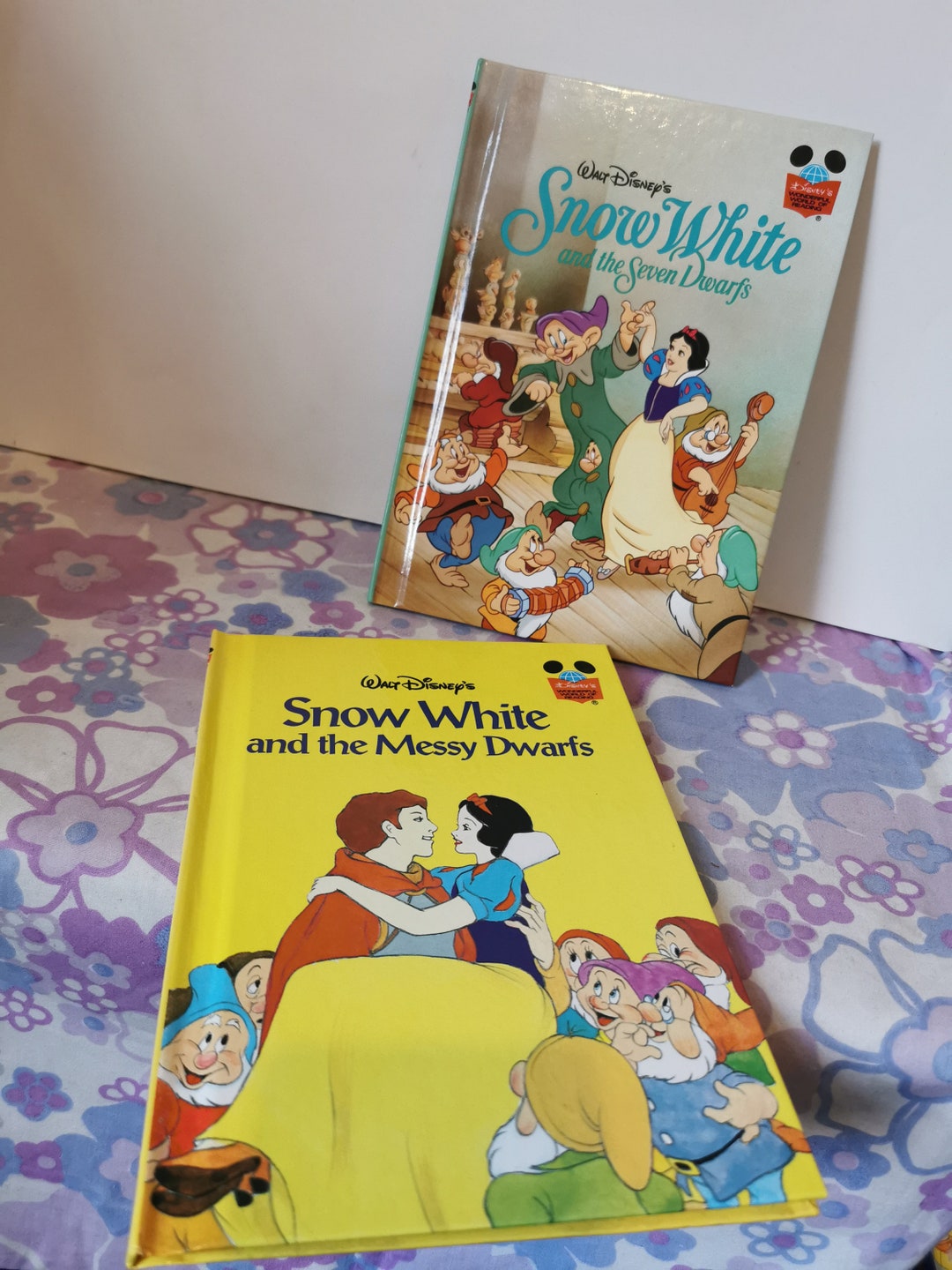 Vintage Snow White and the Seven Dwarfs Book Pair. Snow White Books ...
