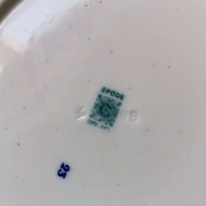 Spode Copeland Blue and White Madarin Plate. 1880s Antique Blue and ...