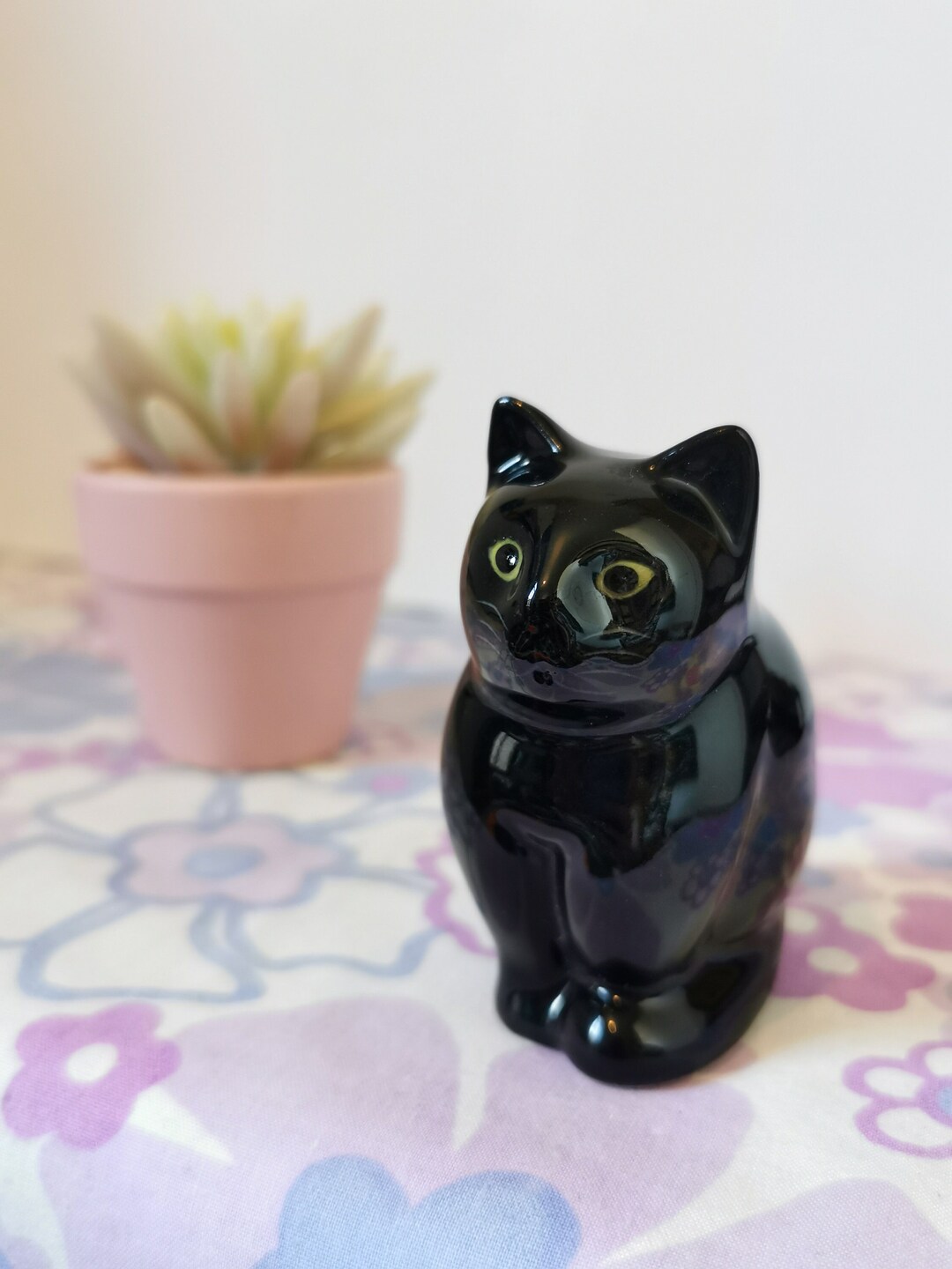 Vintage Quail Pottery Moggies Cat Ornament. Quail Ceramics Percy Cat ...