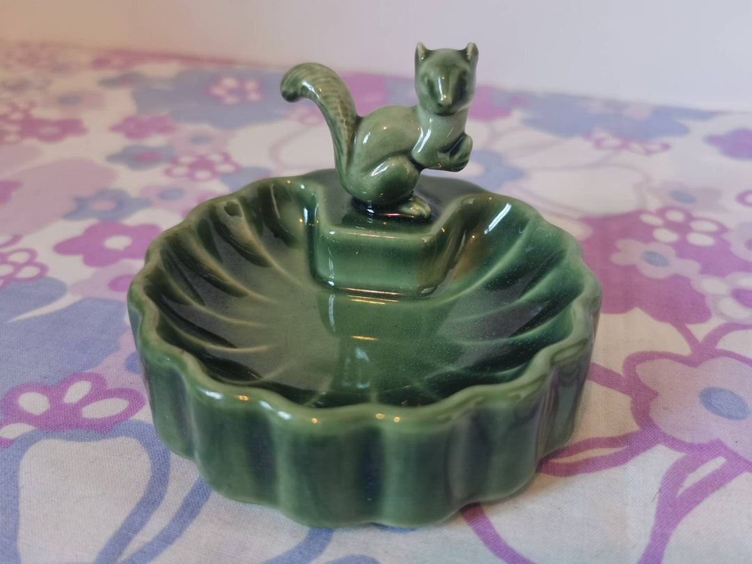 Vintage Cute Squirrel Dish Trinket Dish Ashtray. 1970s Wade - Etsy