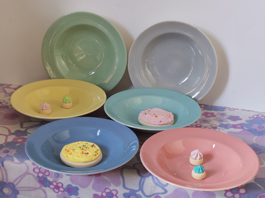 Vintage Royal Art Pottery Pudding Bowls. 1950s Multicoloured - Etsy