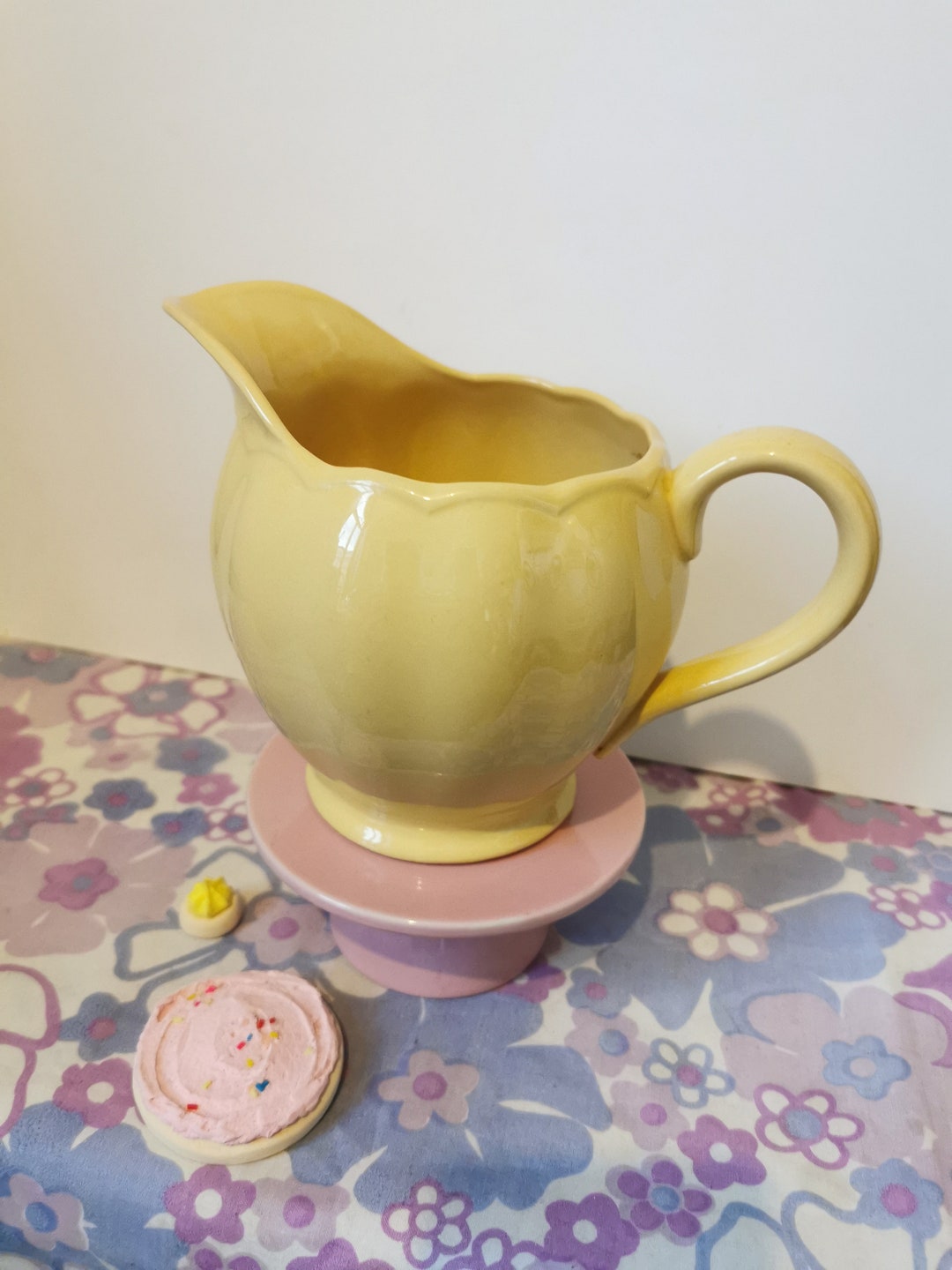 Grindley Laburnum Petal Jug. Grindley England Petalware Creamer, Milk ...