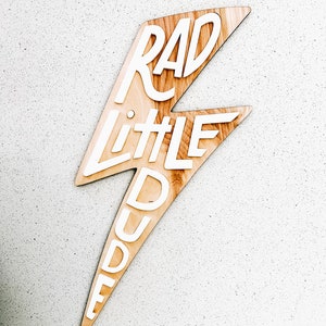 Rad Little Dude Boy Nursery Decor Modern Boy Room Sign - Etsy