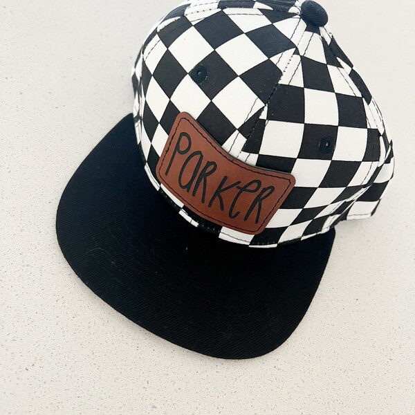 Checkered Hat - Etsy
