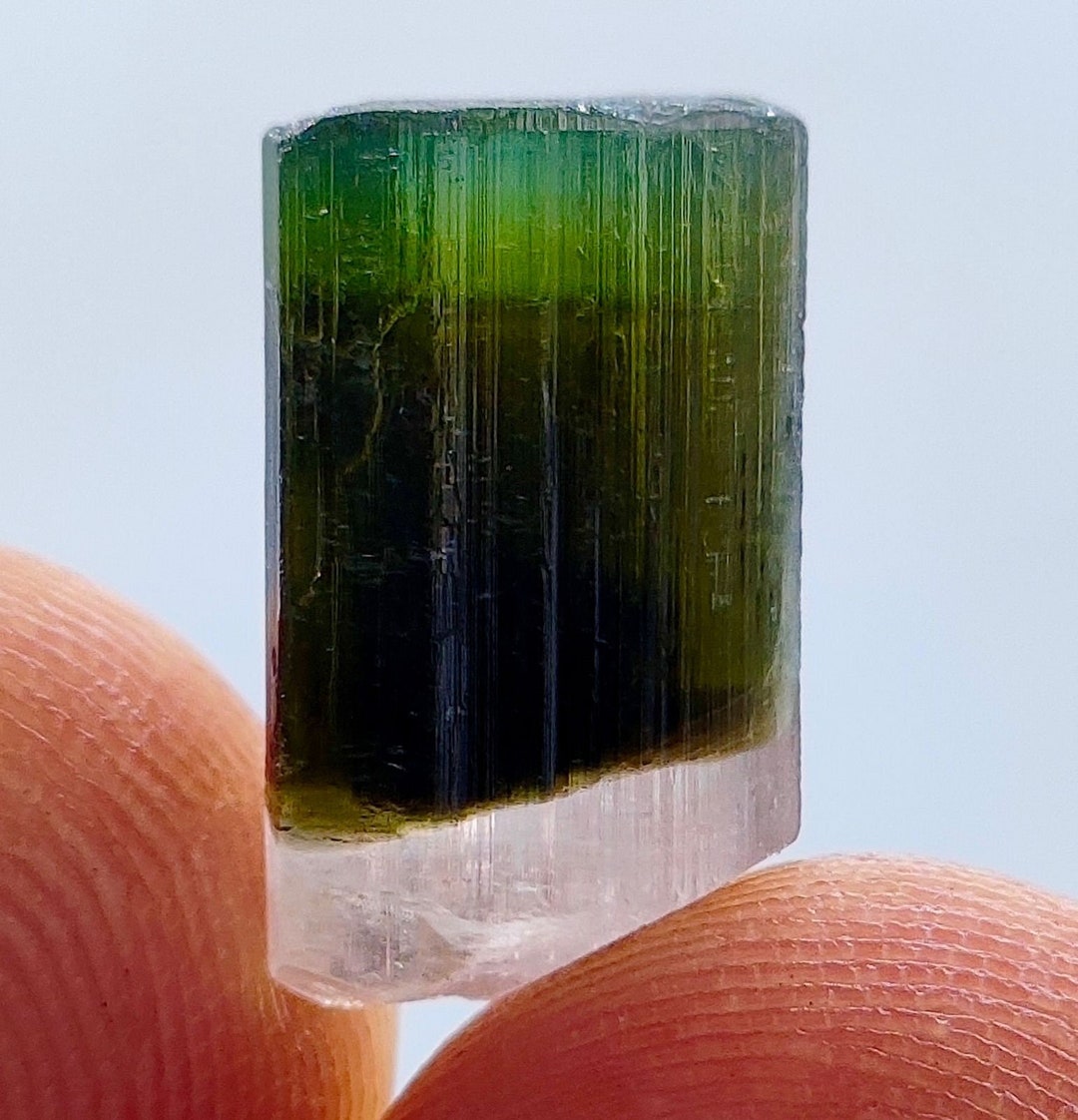 9 Cts Extremely Ultra Rarest Tri Color Tourmaline Crystal From ...