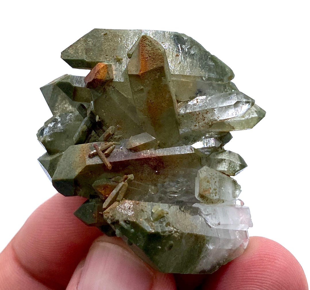28 Gram an Attractive Green Chlorite Quartz Crystal From Pakistan - Etsy