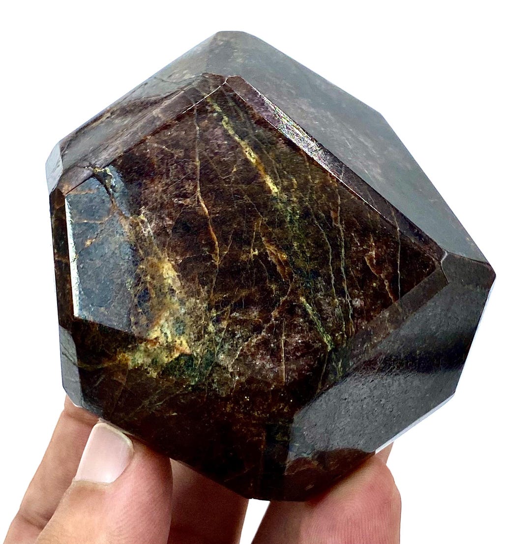 570 Gram Gram Natural High Luster Polished Almandine Garnet Crystal ...