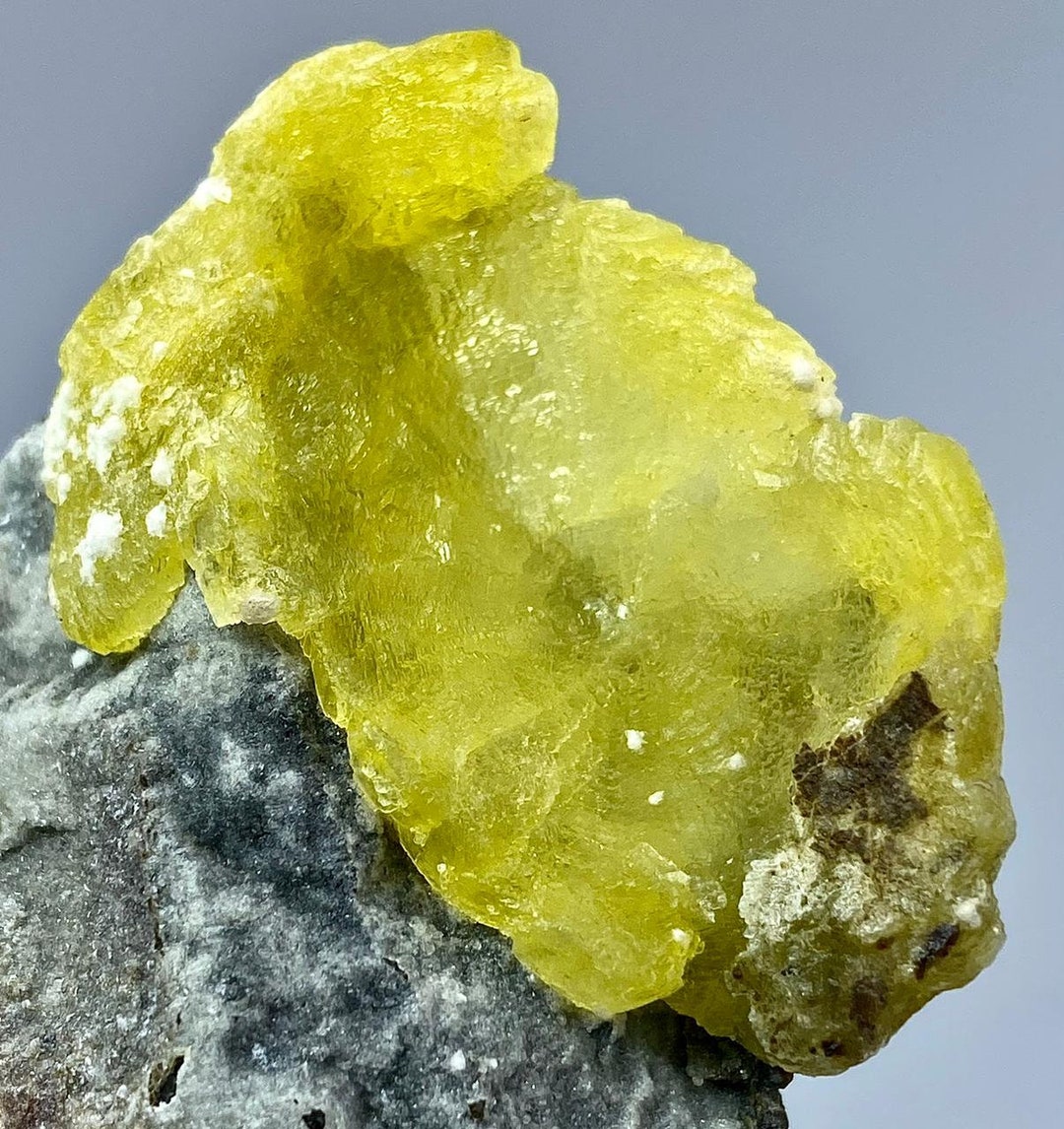 69 Gram Natural High Quality Lovely Yellow Brucite Specimen From Kharan ...