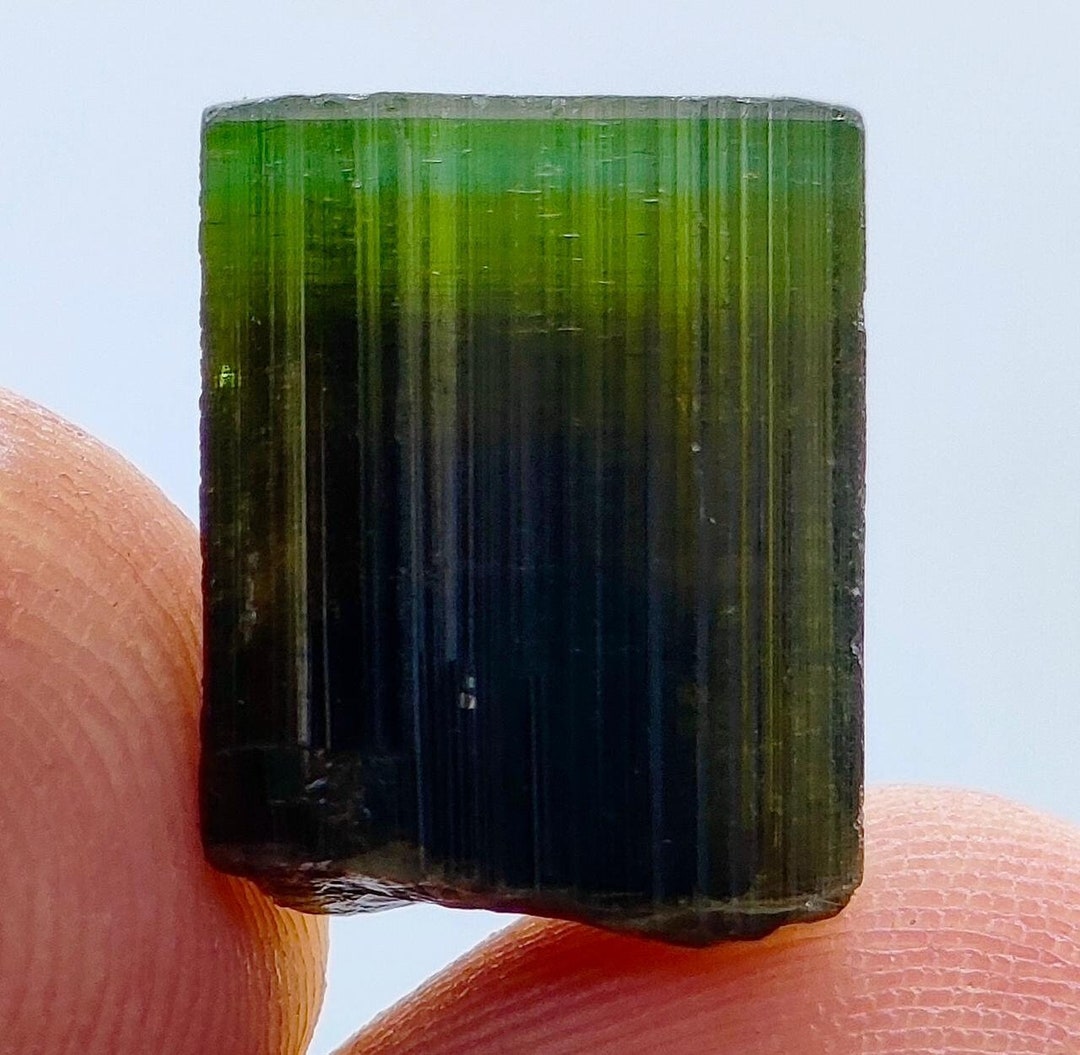 12.5 Cts Extremely Ultra Rarest Tri Color Tourmaline Crystal From ...