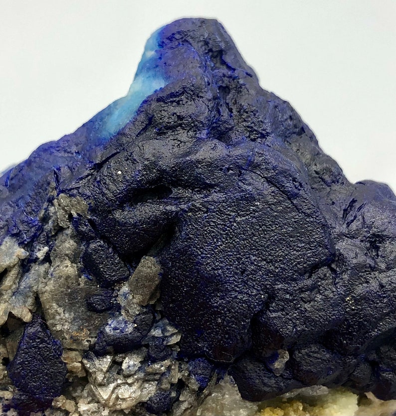 202 Gram Extremely Rare Transparent Royal Lazurite With Calcite ...