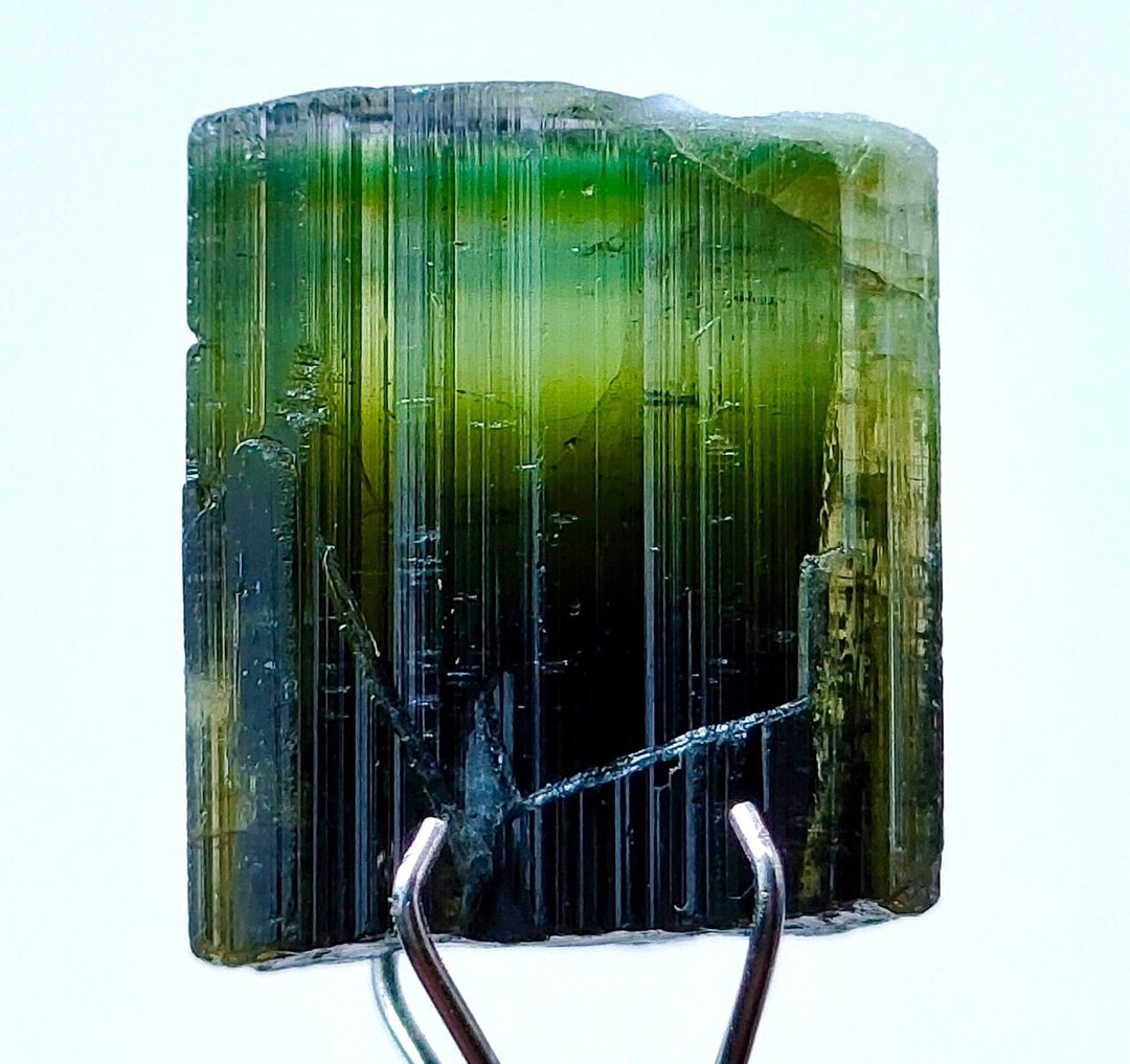 14 Cts Extremely Ultra Rarest Tri Color Tourmaline Crystal From ...