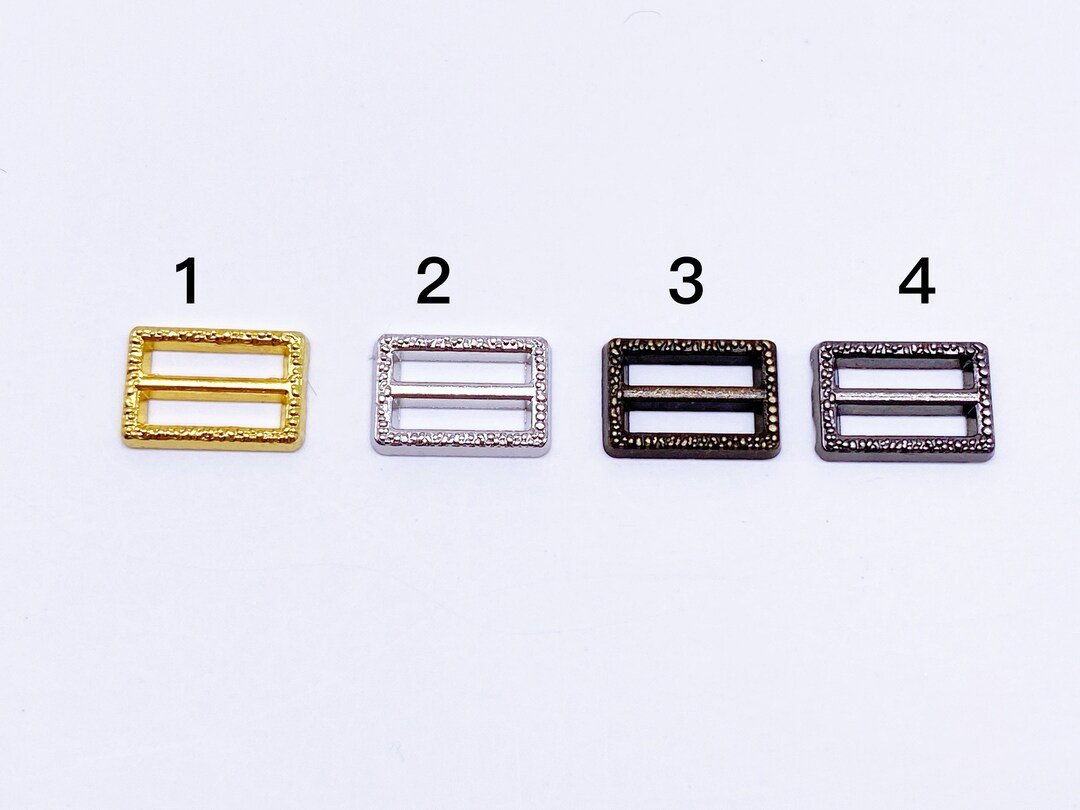 B151 Gold/silver/bronze/dark Gun Textured Buckle Mini Buckles Sewing ...