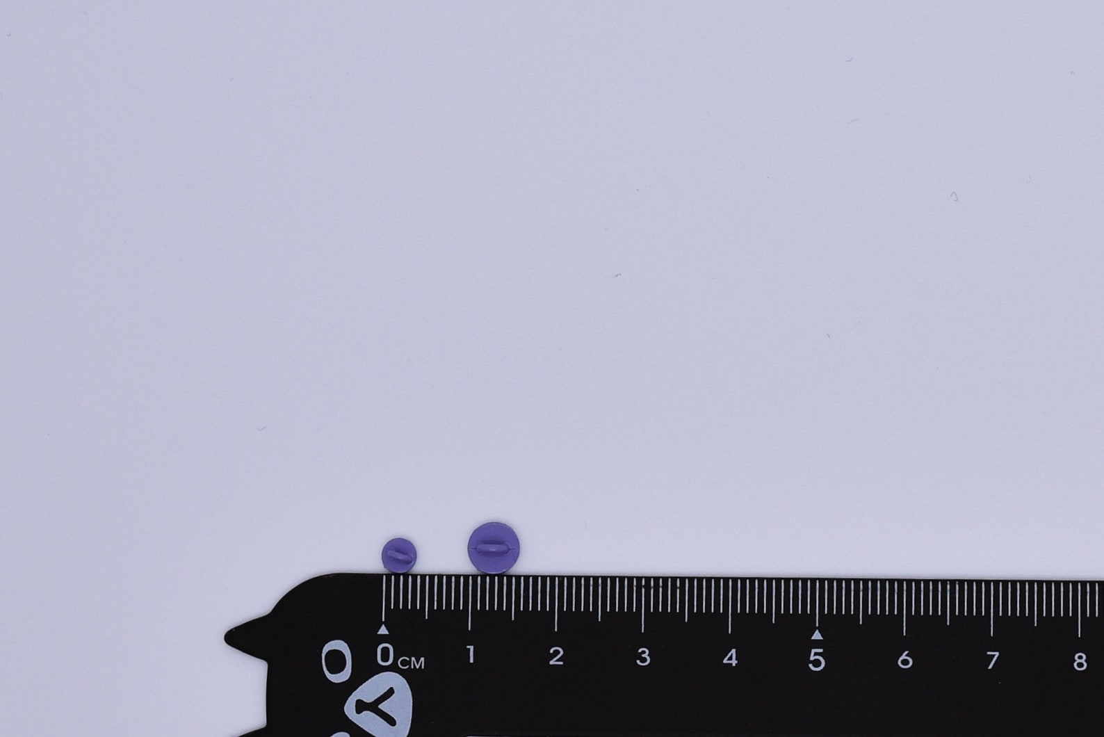 B285 Flat Surface 4mm/6mm Basic Style Shank Round Buttons Micro Mini ...