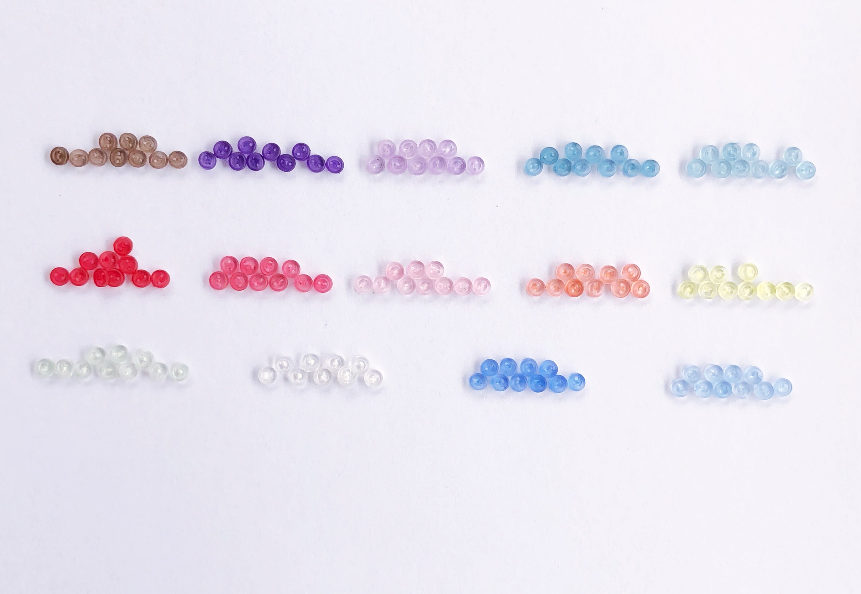 B054B Transparent Super Tiny 3mm Buttons Micro Mini Buttons - Etsy UK