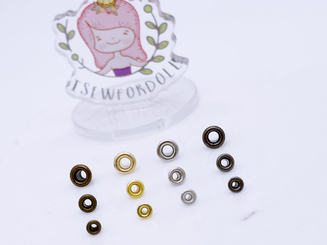 B032B 1MM/1.5MM/2MM Gold/silver/bronze/dark Gun Mini Eyelet Sewing ...