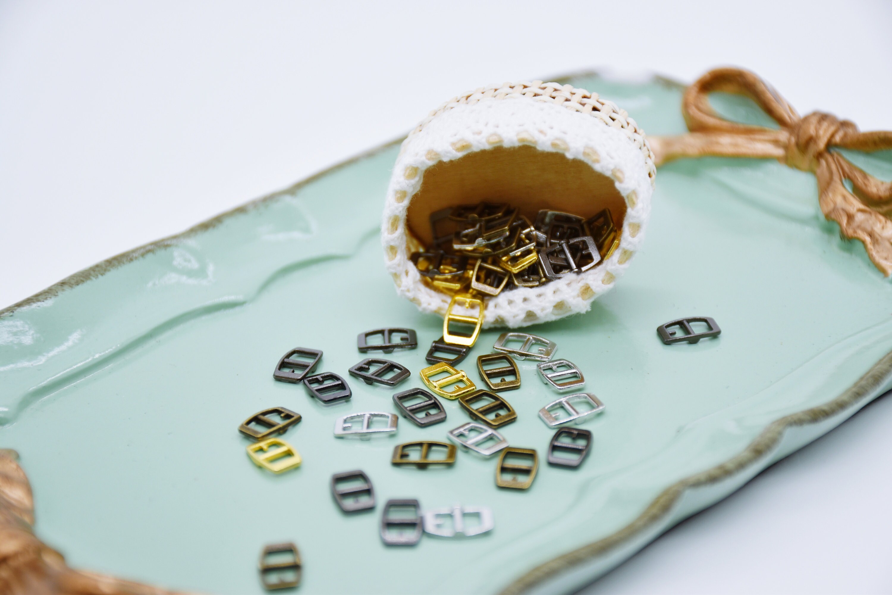 B272 Metal 6×10mm Mini Buckles With Pin Look Sewing Craft Belt Purse ...