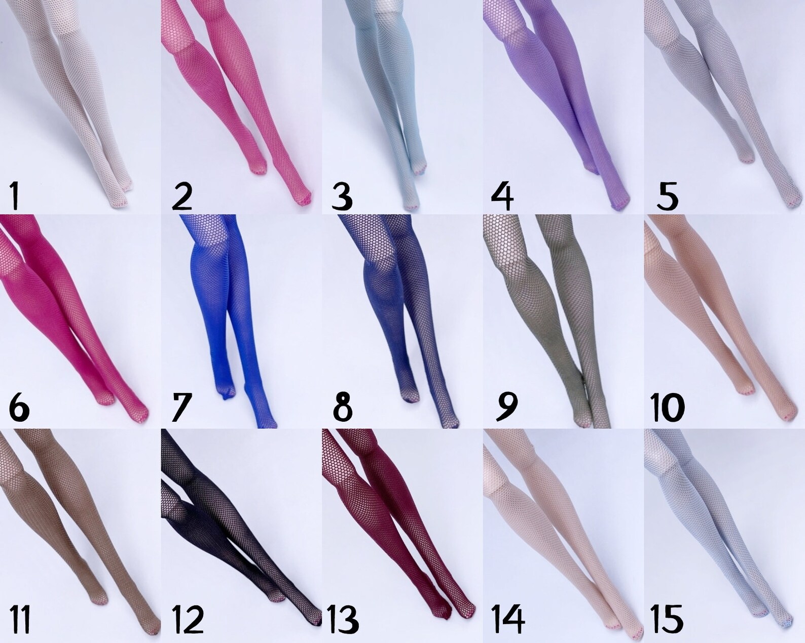 C021 Fishnet Doll Pantyhose Tights for Dolls Like Barbie Poppy | Etsy