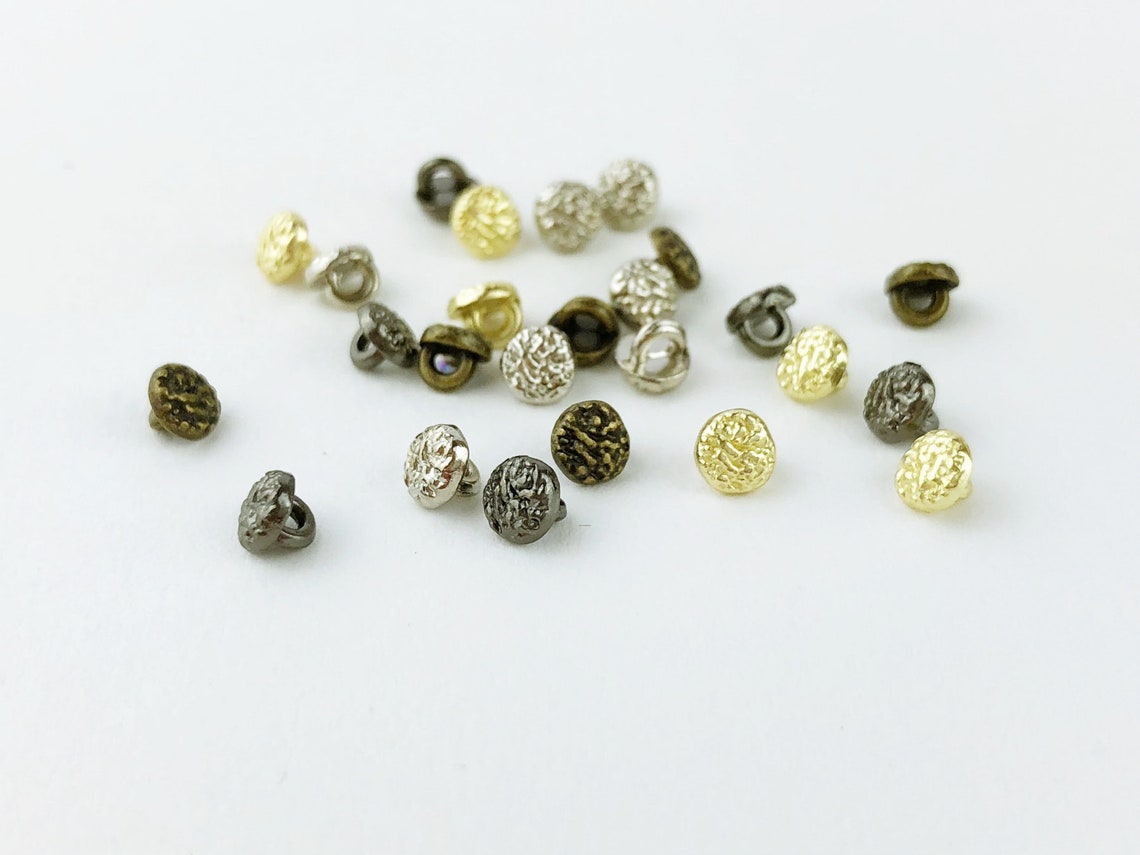 B003 4mm Micro Mini Shank Buttons Doll Buttons Doll Clothes - Etsy