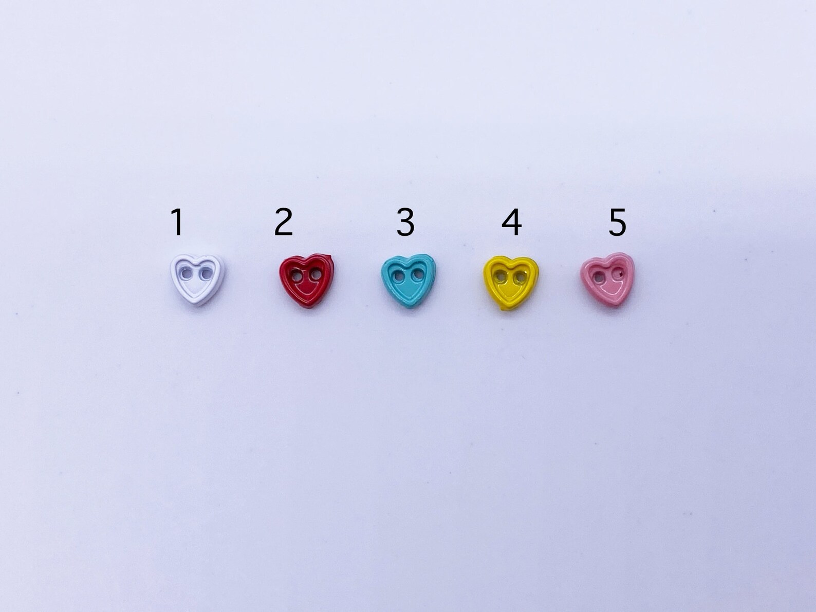 B095 4mm Heart Buttons Micro Mini Buttons Tiny Buttons Doll - Etsy