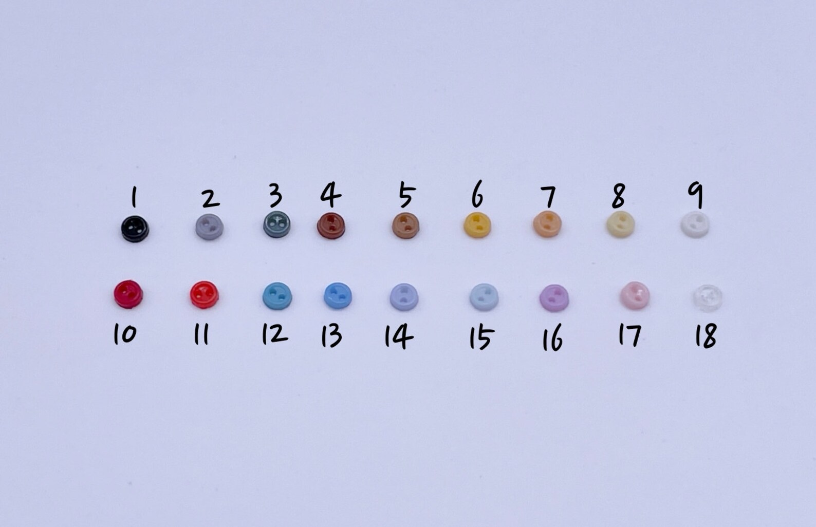 B205 Tiny 3mm Buttons Micro Mini Buttons Tiny Buttons Doll - Etsy