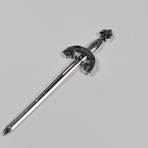 D018B Old Silver Color Sword1/6 Scale Doll Miniature Dollhouse - Etsy