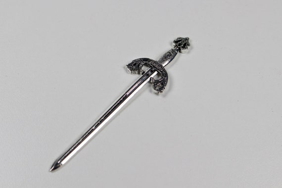 D018B Old Silver Color Sword1/6 Scale Doll Miniature Dollhouse - Etsy