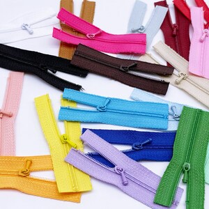 W023 Extra Small Zipper Puller 6CM Zipper Mini Tiny Super Small Zipper ...