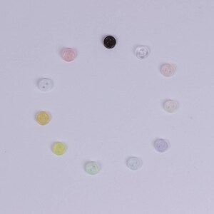 B050 Super Tiny 3mm Buttons Micro Mini Buttons Tiny Buttons Doll ...