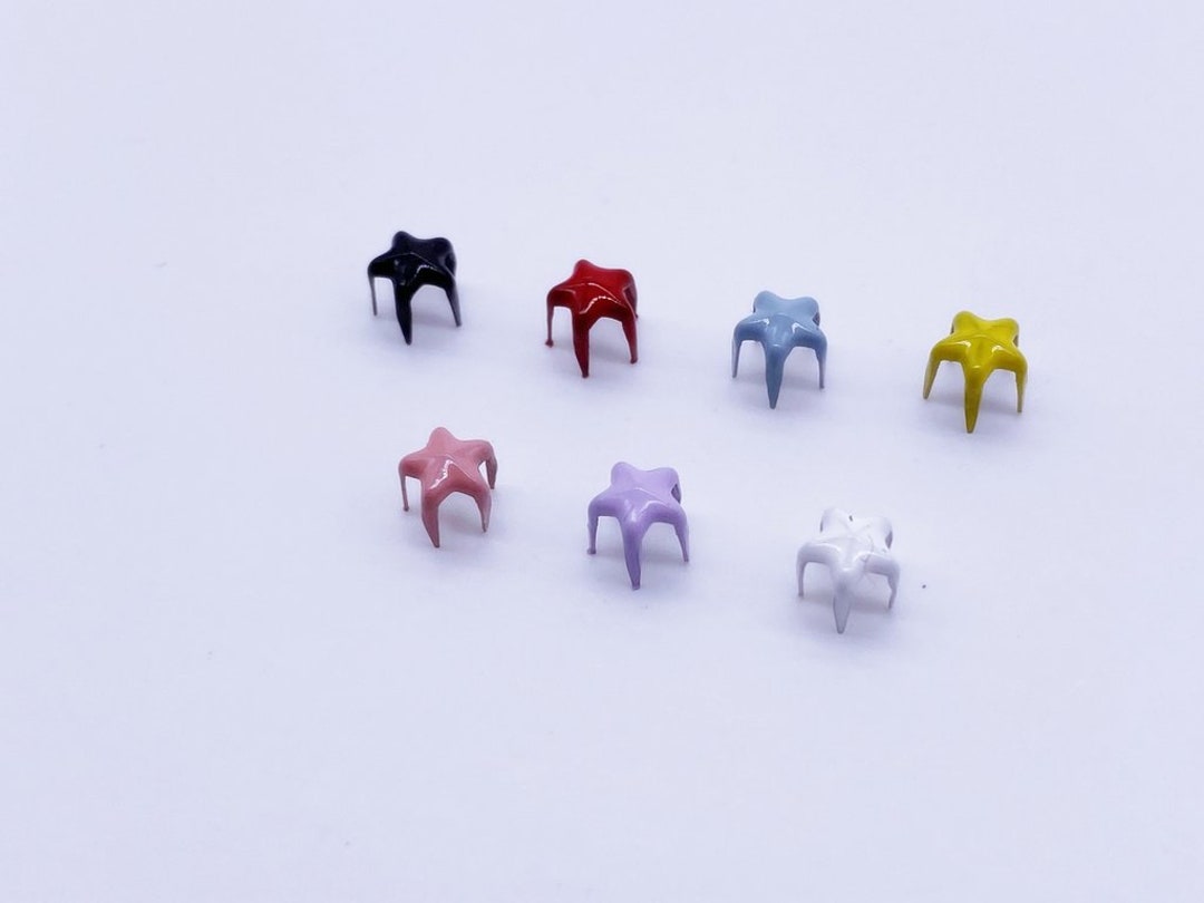 B033 Star 5mm Mini Studs Doll Clothes Sewing Craft Supply for 12 ...