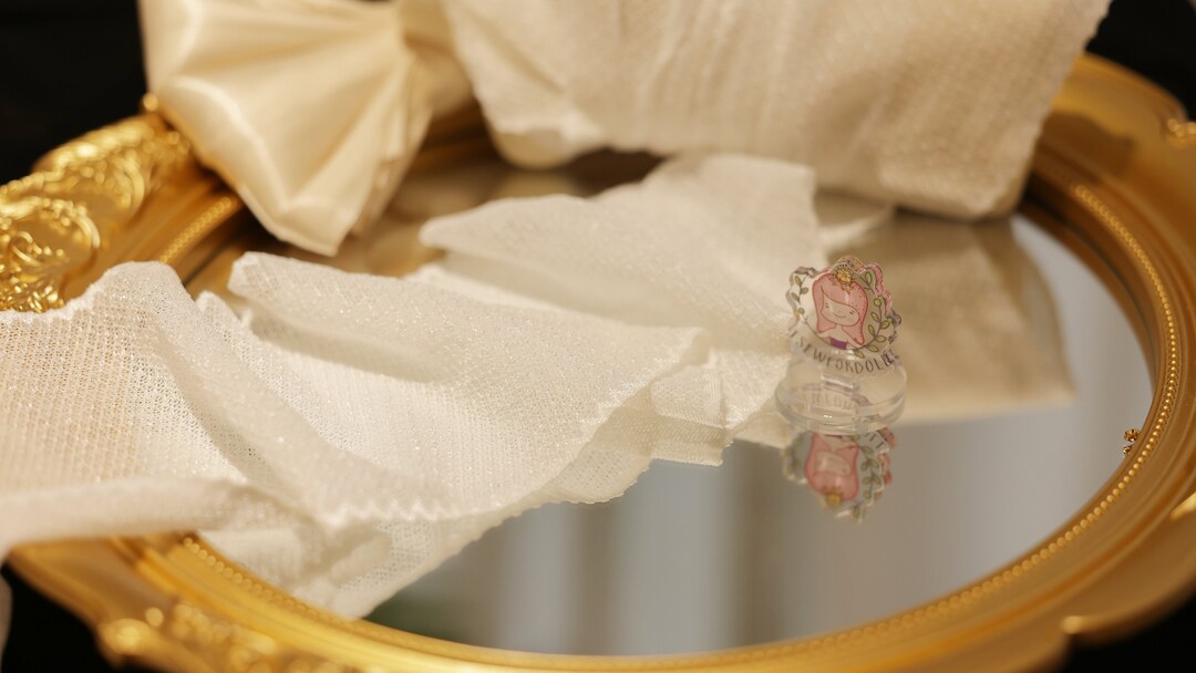 R023 Stretchy Lace 10cm Wide Fabric 10×90cm Doll Sewing Craft Doll ...