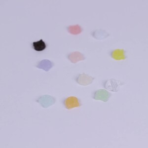 B024 Colorful 4mm Plastic Micro Mini Buttons Cat Buttons Doll Clothes ...