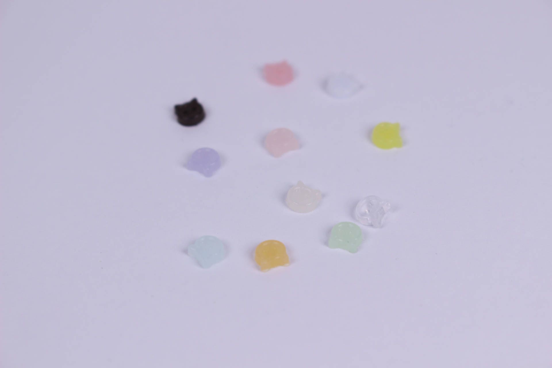 B024 Colorful 4mm Plastic Micro Mini Buttons Cat Buttons Doll - Etsy