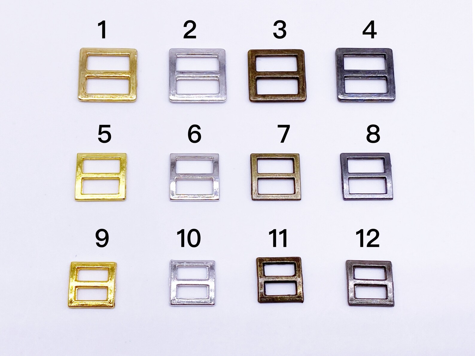 B042 Mini Buckles Sewing Craft Doll Clothes Making Sewing Supply for 12 ...