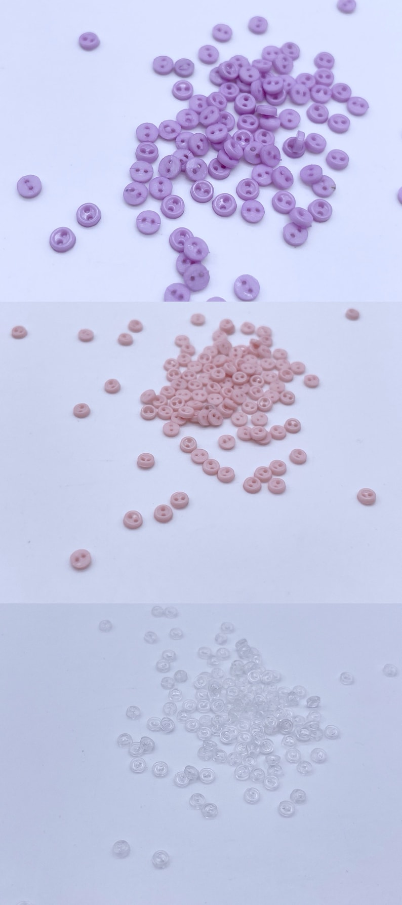 B205 Tiny 3mm Buttons Micro Mini Buttons Tiny Buttons Doll - Etsy