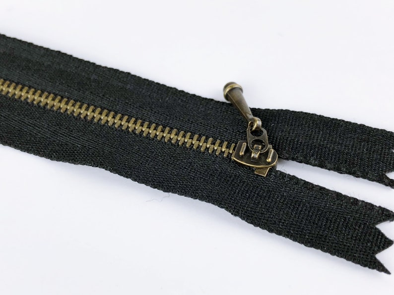 W010 Zipper With Metal Teeth Mini Super Small Metal Zipper - Etsy