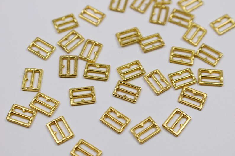 B013 Gold/silver/bronze/dark Gun 7×9mm Color Mini Buckles Sewing Craft ...