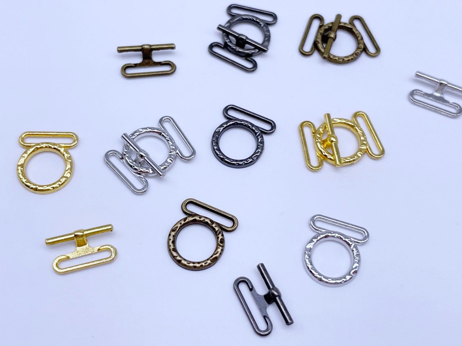 B198 Decorative Hook Buckle 10×13mm Mini Buckles Sewing Craft Doll ...